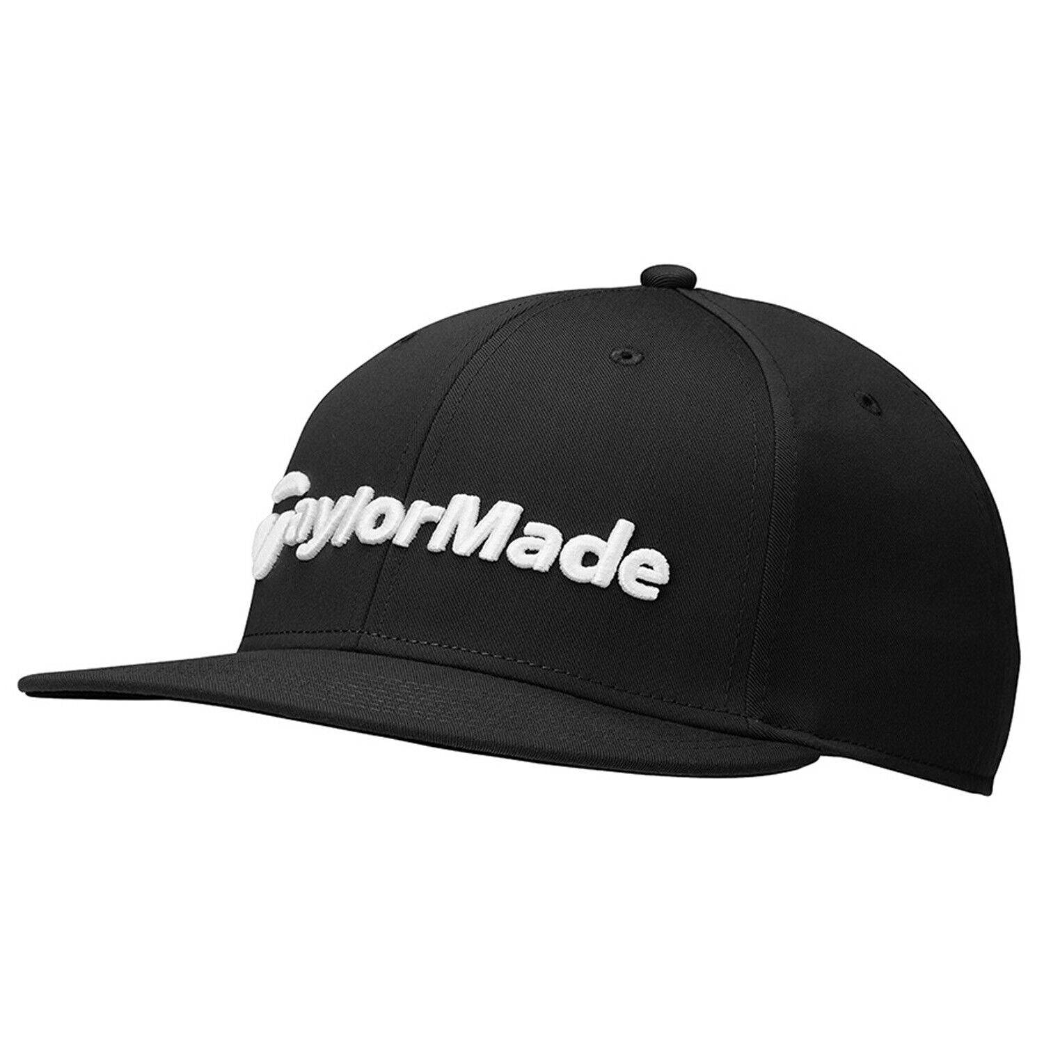 NEW 2024 TaylorMade Flatbill Snapback Black Golf Hat/Cap | SidelineSwap