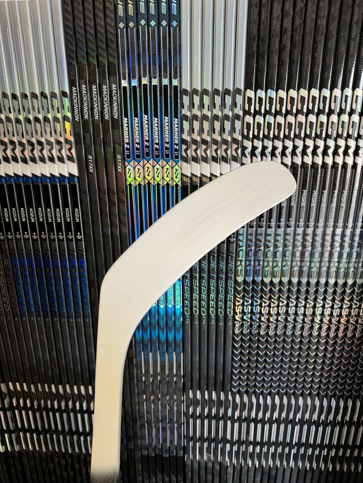 CUSTOM WHITE New Senior True Left Hand P29 Pro Stock Hzrdus PX Hockey ...