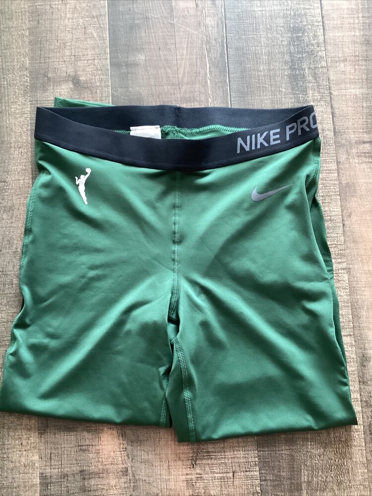 Nike WNBA Authentics Compression Pants Women’s Green Logos L CW4601-323 ...