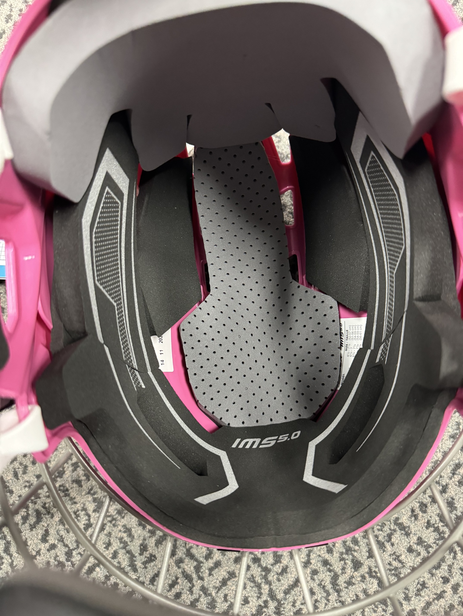 Bauer Pink IMS 5.0 small combo helmet | SidelineSwap