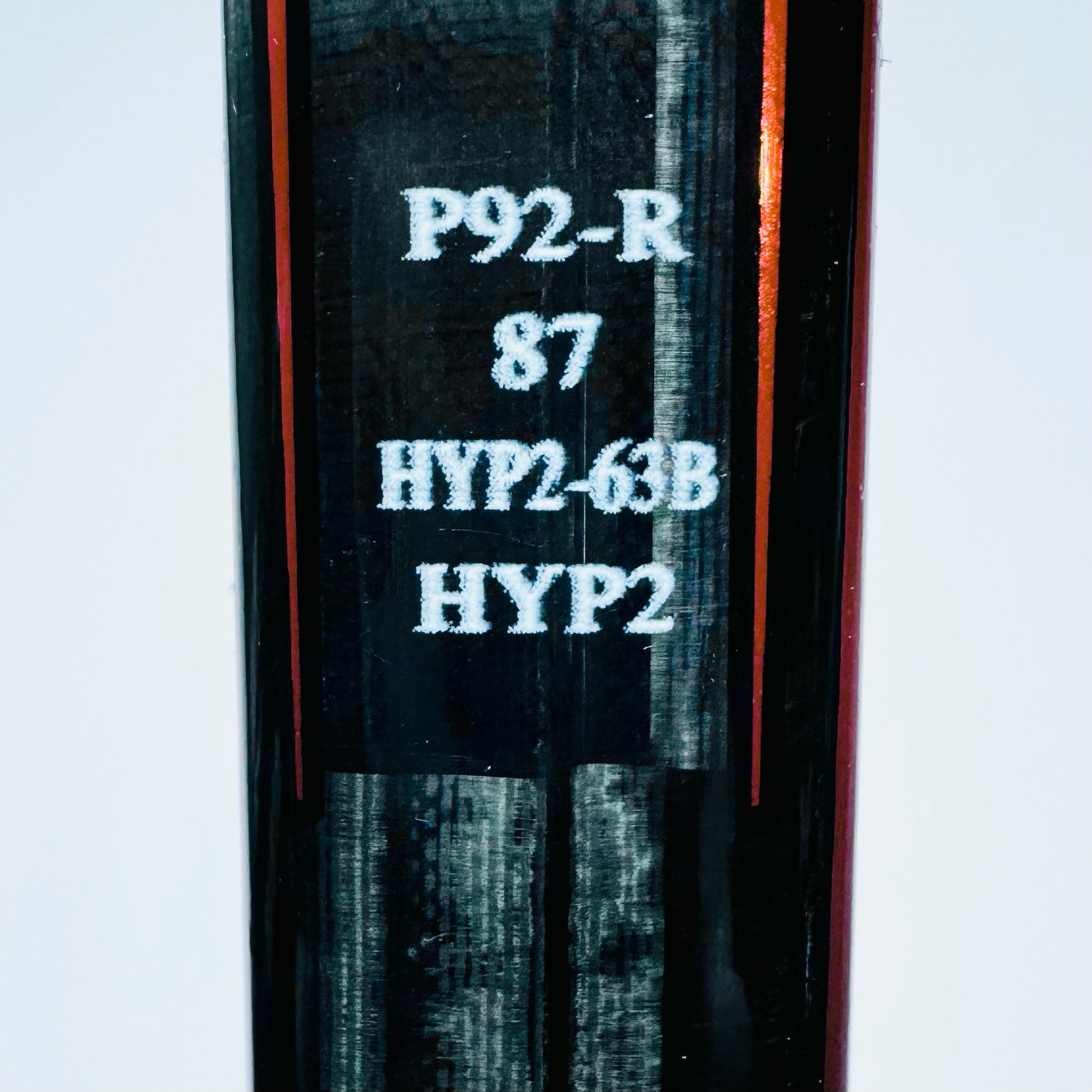 New 2 Pack Custom Red Bauer Vapor Hyperlite 2 Hockey Stick-RH-87 Flex ...