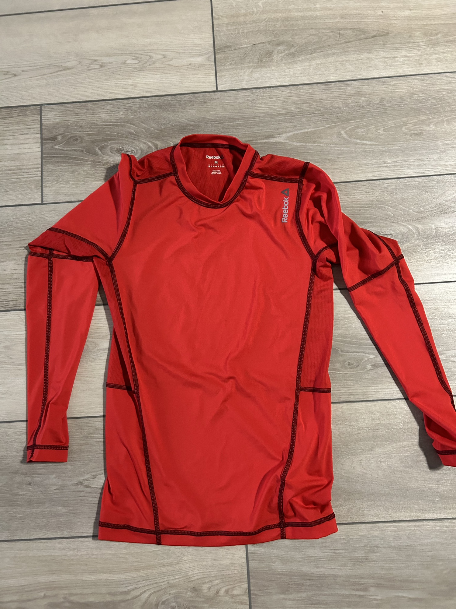 Red Used Men's Reebok Compression Shirt | SidelineSwap