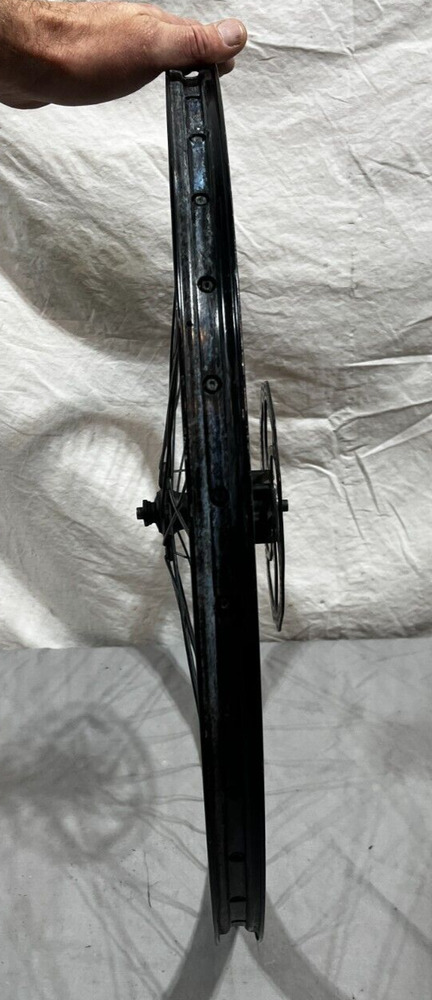 Sun Rims SOS 36-Spoke Black Aluminum Disc Brake Front Wheel Shimano ...