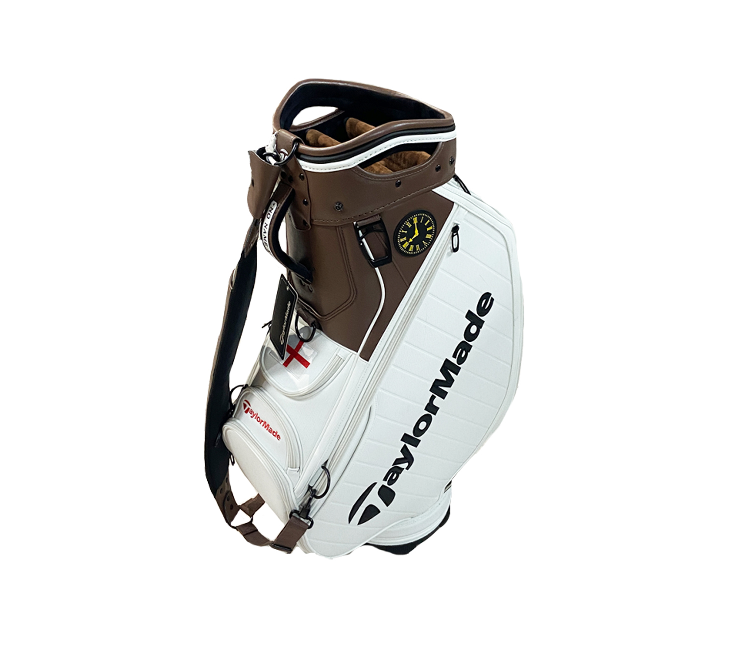 2021 TaylorMade British Open Limited Edition White/Brown Golf Staff Bag ...
