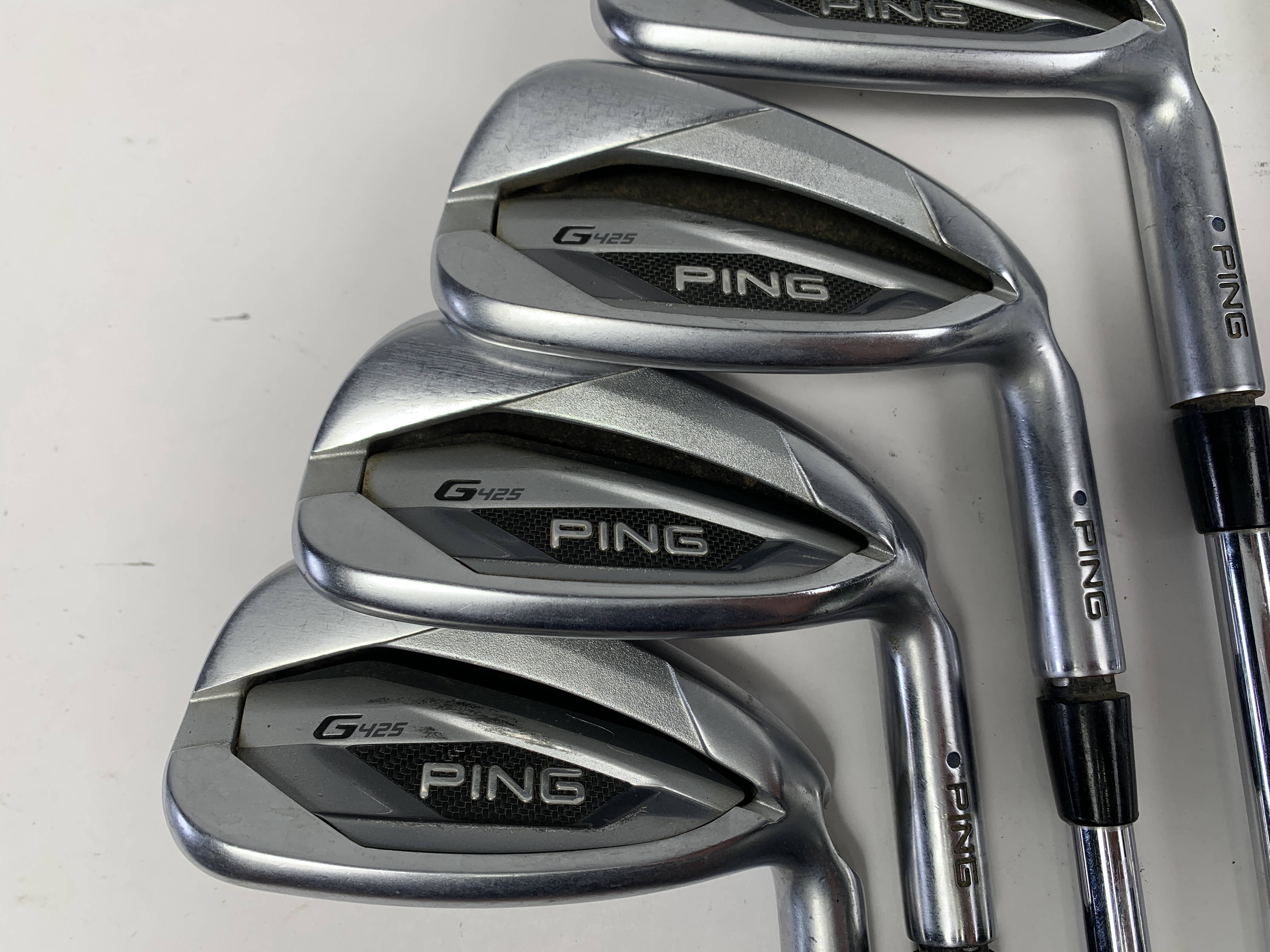 Ping G425 Iron Set 5-PW Blue Dot 1* Up KBS Tour Stiff Steel RH Midsize Grips +1" | SidelineSwap