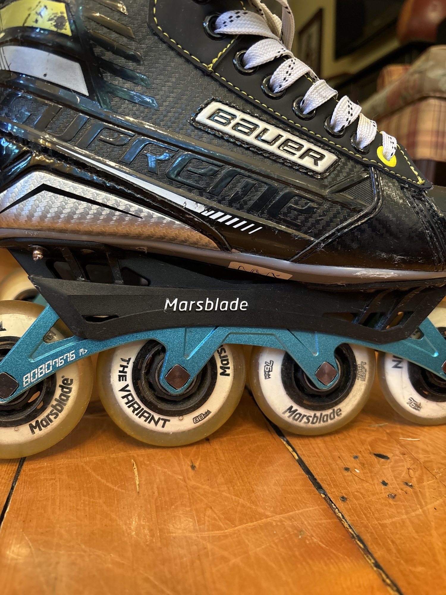 Bauer S35 Boot On Marsblade R1 Chassis And Wheels | SidelineSwap