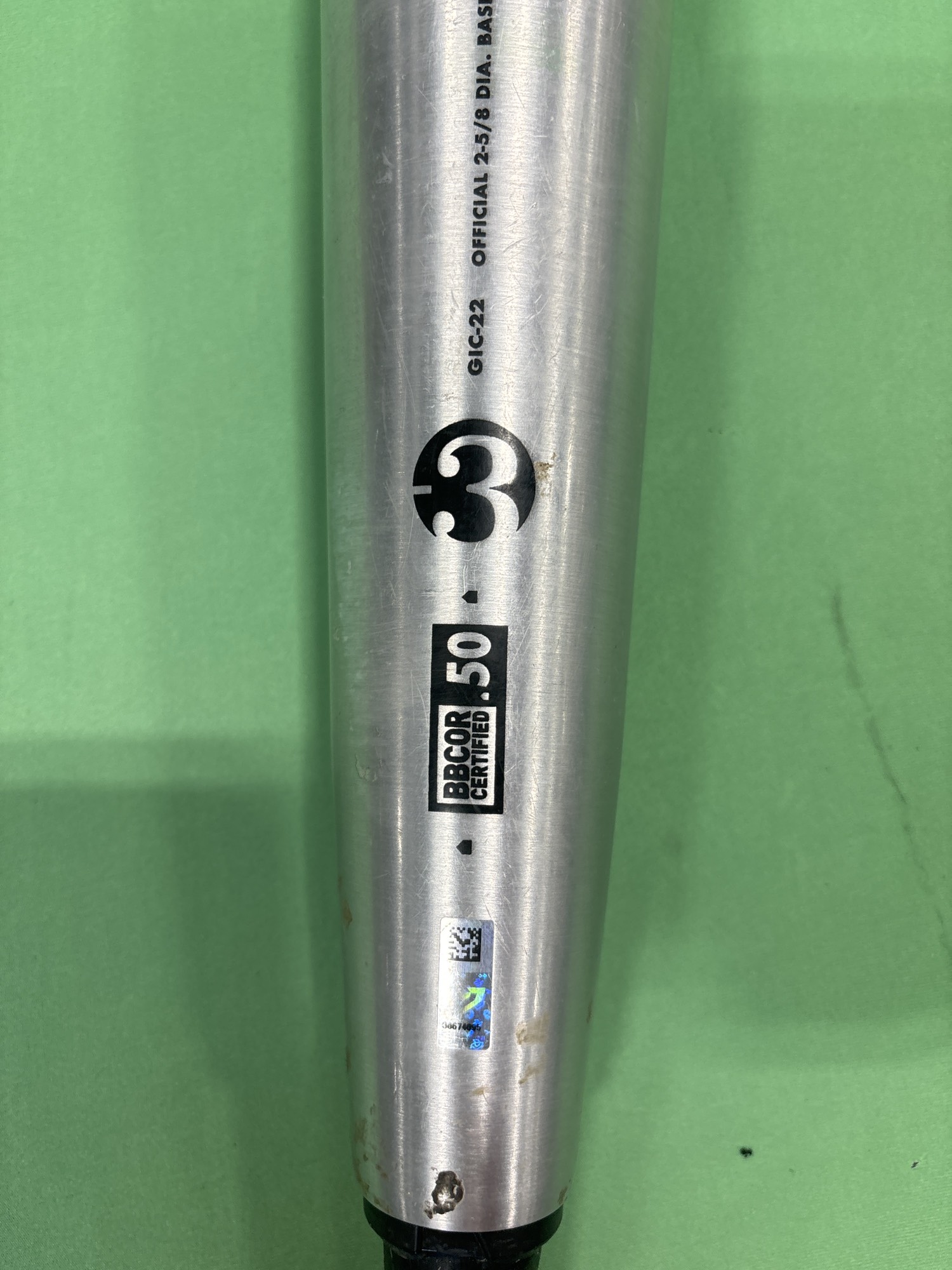 Used 2022 DeMarini The Goods Bat BBCOR Certified (-3) Hybrid 30 oz 33 ...