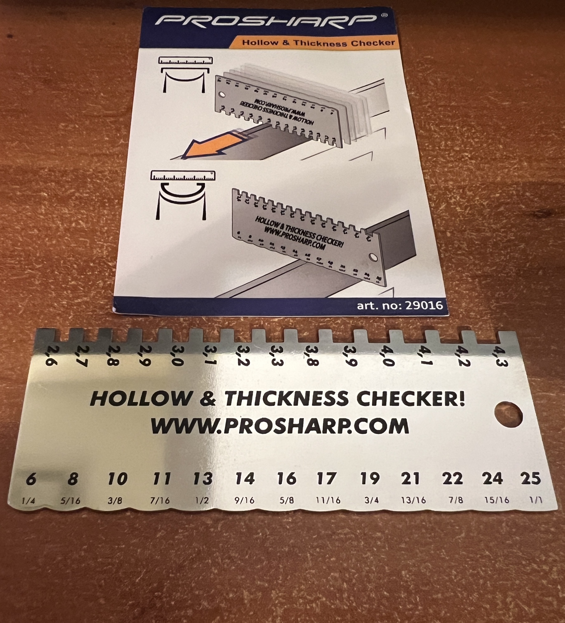 Prosharp Hollow & Blade Thickness Checker | SidelineSwap