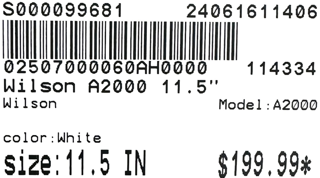Used Wilson A2000 11 1 2" Fielders Gloves | SidelineSwap
