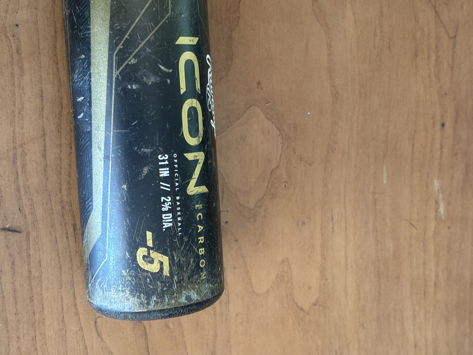 Rawlings RUT3I5 Icon 31/26 USSSA 2 3/4 -5 Big Barrel Baseball Bat ...