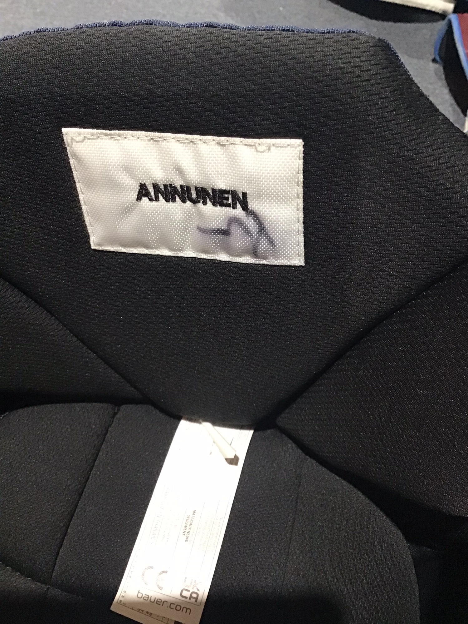 Used XL Bauer Colorado Avalanche 3rd Jersey Annunen Pro Stock Hockey ...