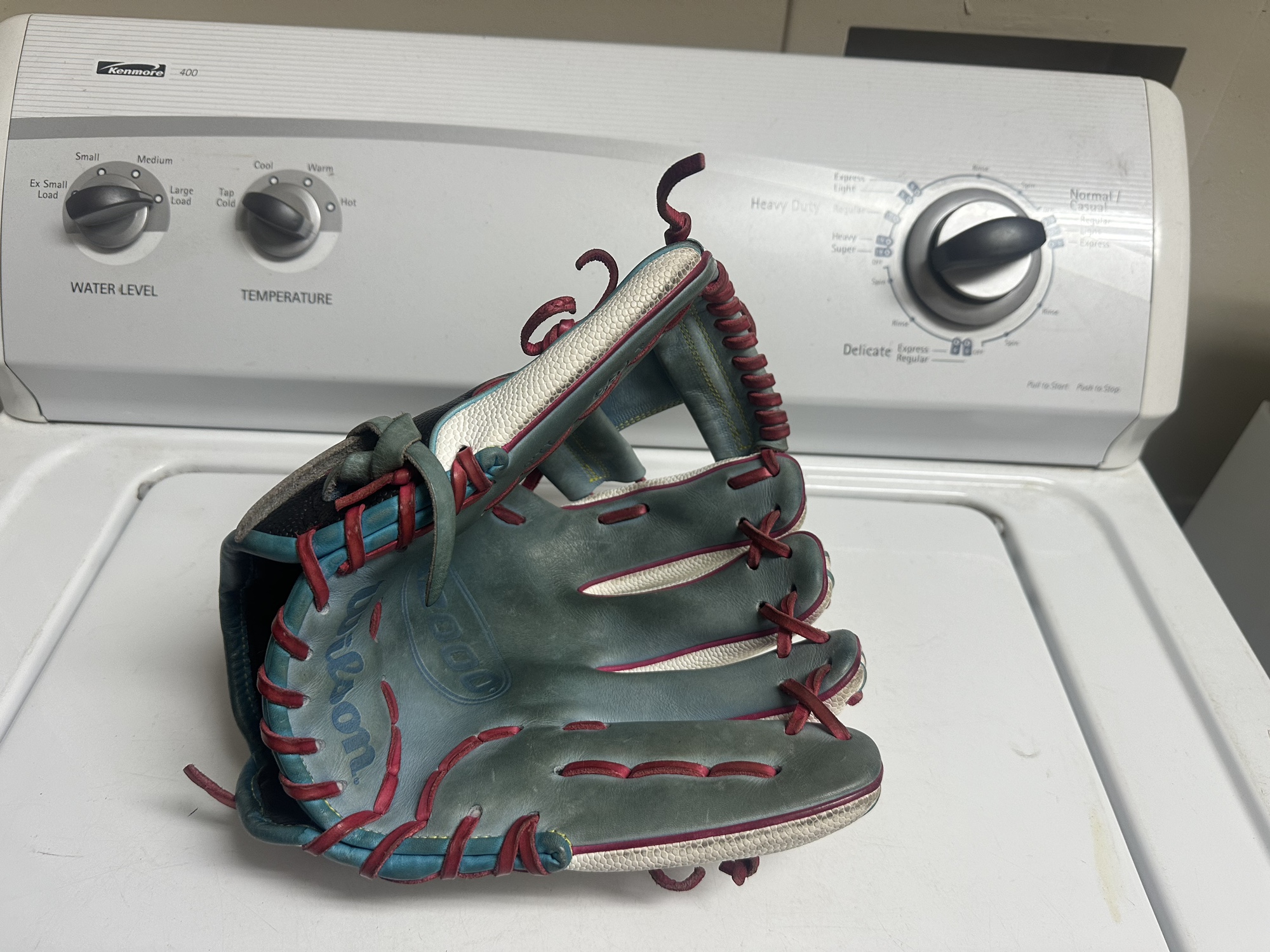 Wilson A2000 1786 11.5 Wht/teal/blk | SidelineSwap