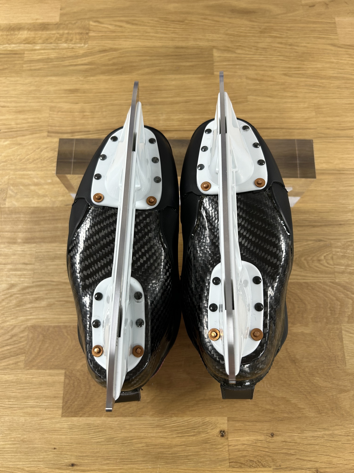 NEW Custom True Goalie Skates RED size 5.5 Wide | SidelineSwap