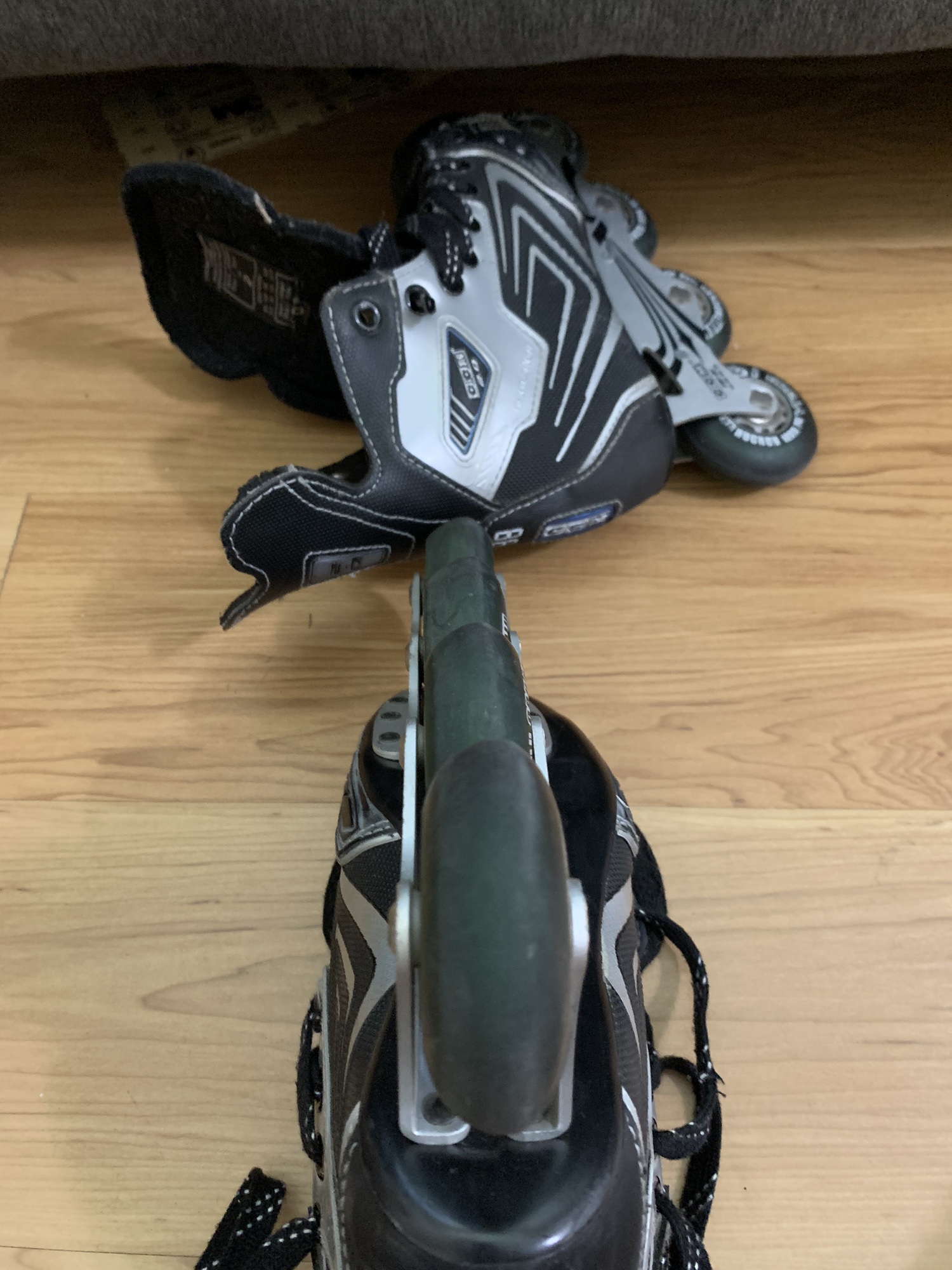 Used CCM inline skates size 2 | SidelineSwap