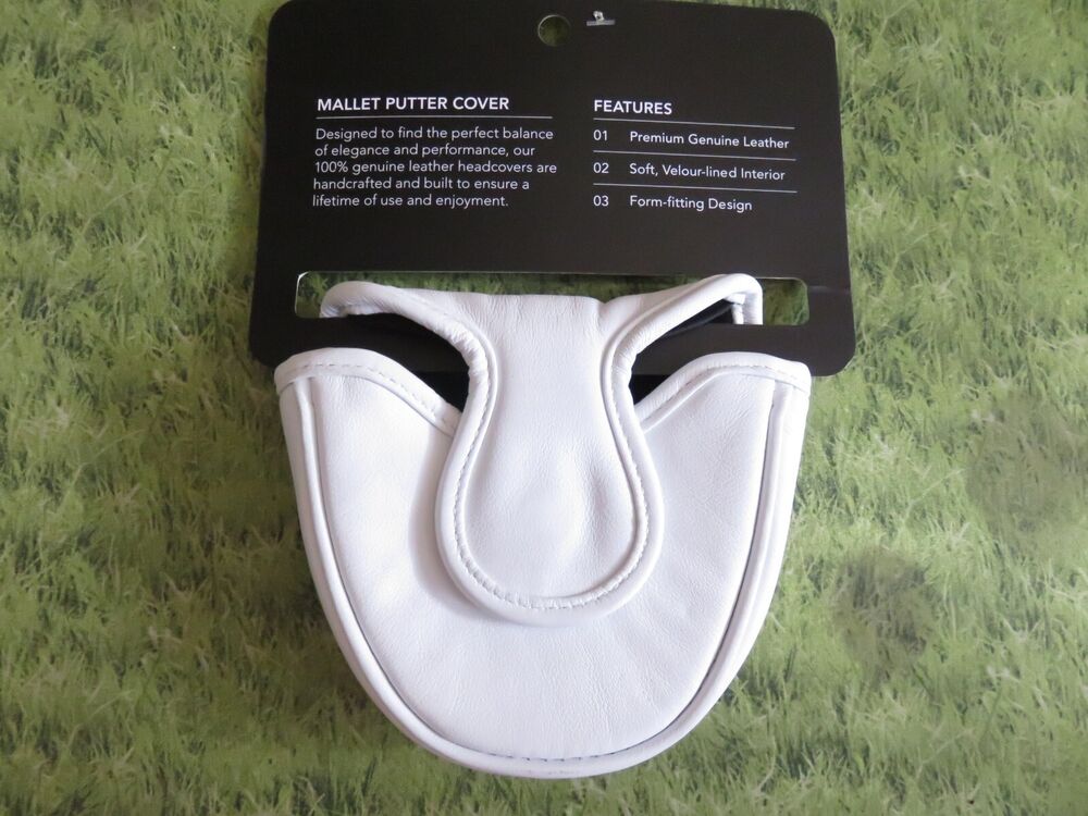 Vessel White Leather Mallet Putter Headcover #106 | SidelineSwap