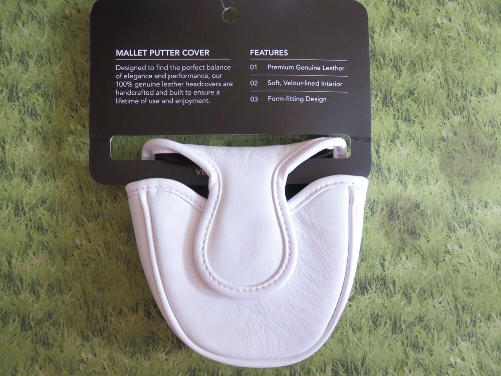 Vessel White Leather Mallet Putter Headcover #104 | SidelineSwap