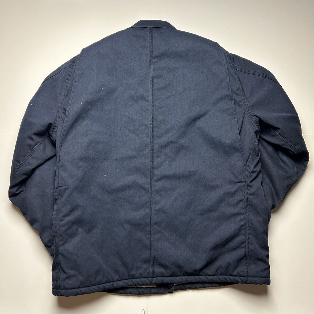 Carhartt Fire Resistant Jacket Detroit Edison Local 17 IBEW Navy Blue ...
