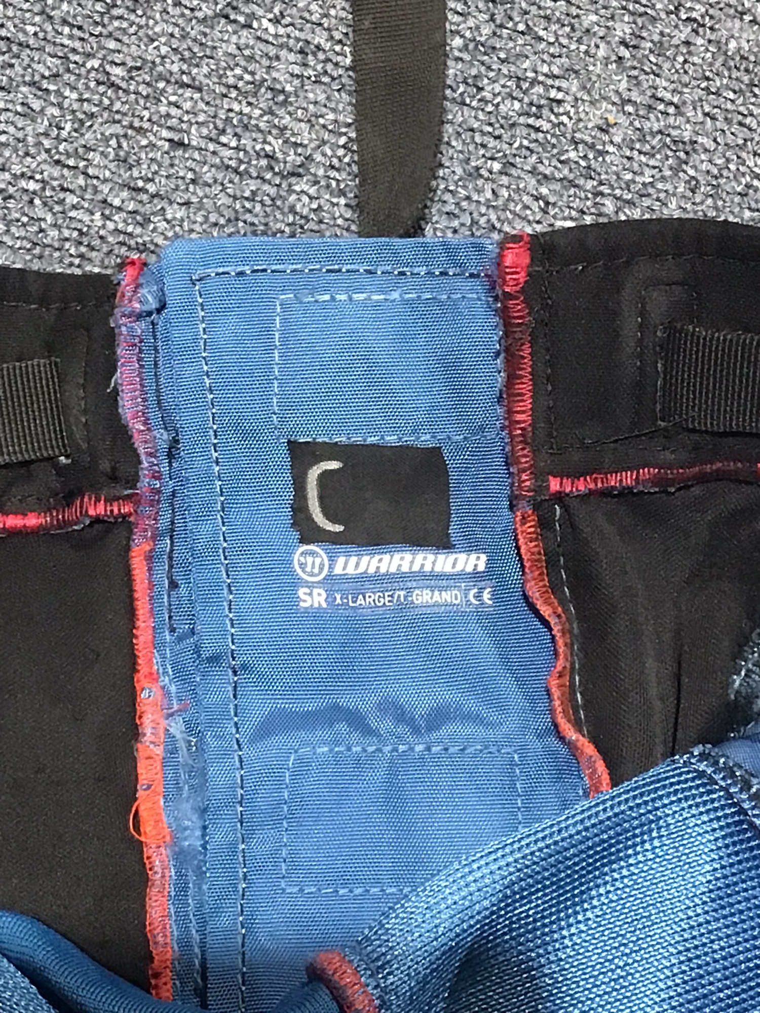 Used Colorado Avalanche Blue XL Warrior Pant Shell | SidelineSwap