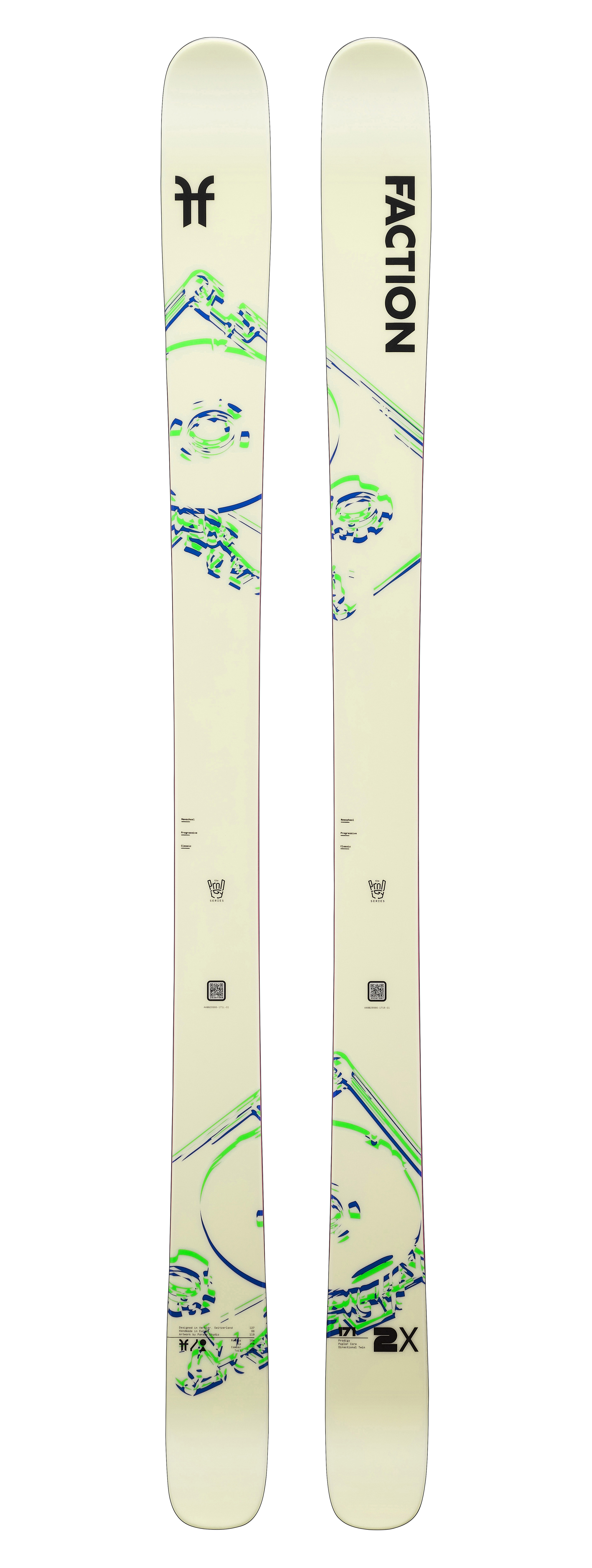 New 2023 Faction Prodigy 2x Skis w/o Bindings, Size: 159 | SidelineSwap