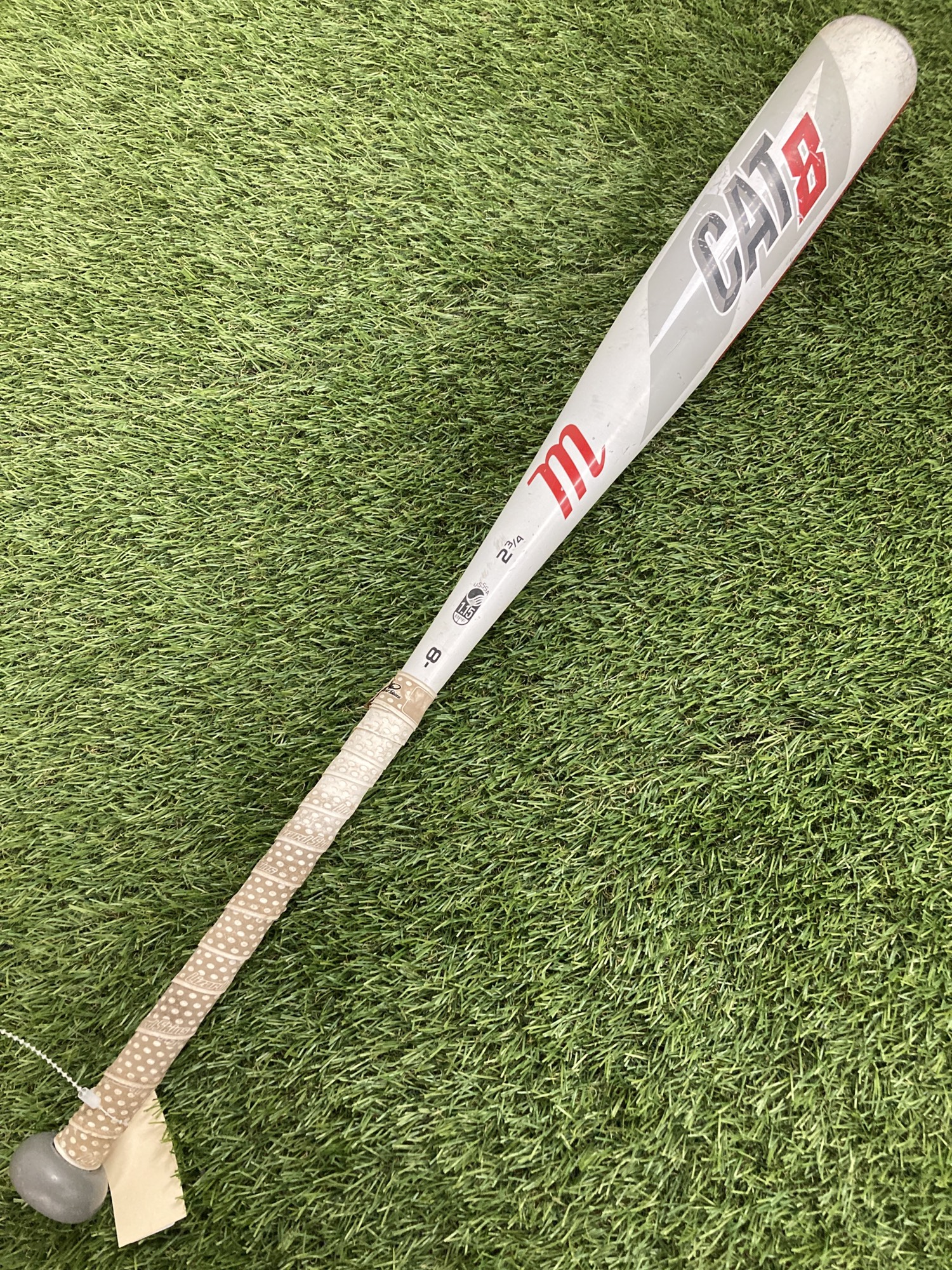 (CRACKED) 2018 Marucci CAT8 Bat USSSA Certified (-8) Alloy 22 oz 30 ...