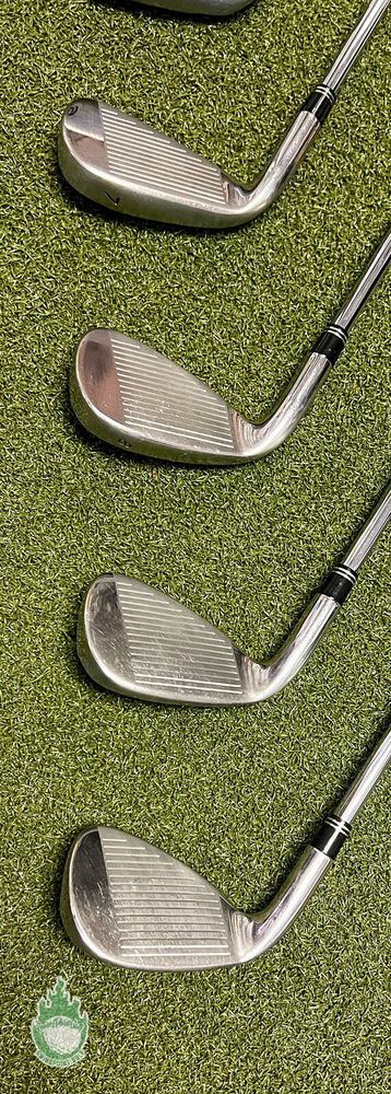Used RH TaylorMade Burner Plus Irons 5-PW 85g Regular Flex Steel Golf ...