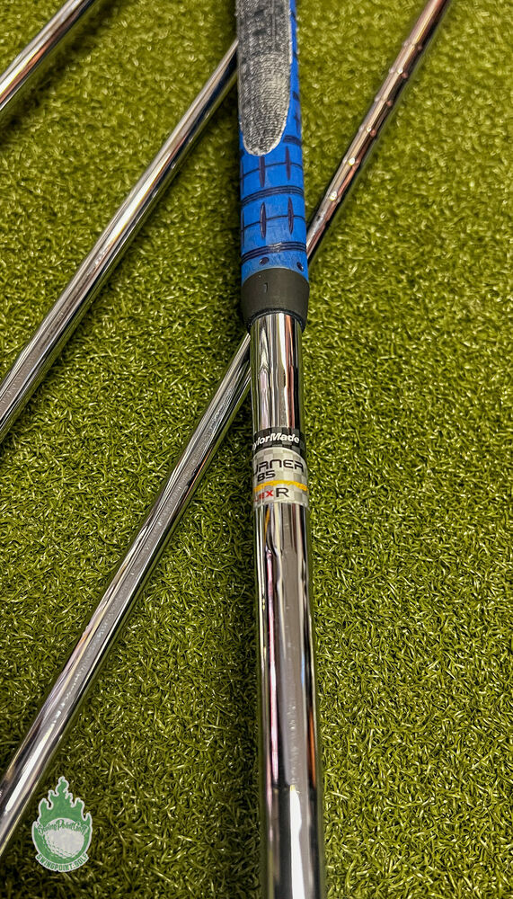 Used RH TaylorMade Burner Plus Irons 5-PW 85g Regular Flex Steel Golf ...
