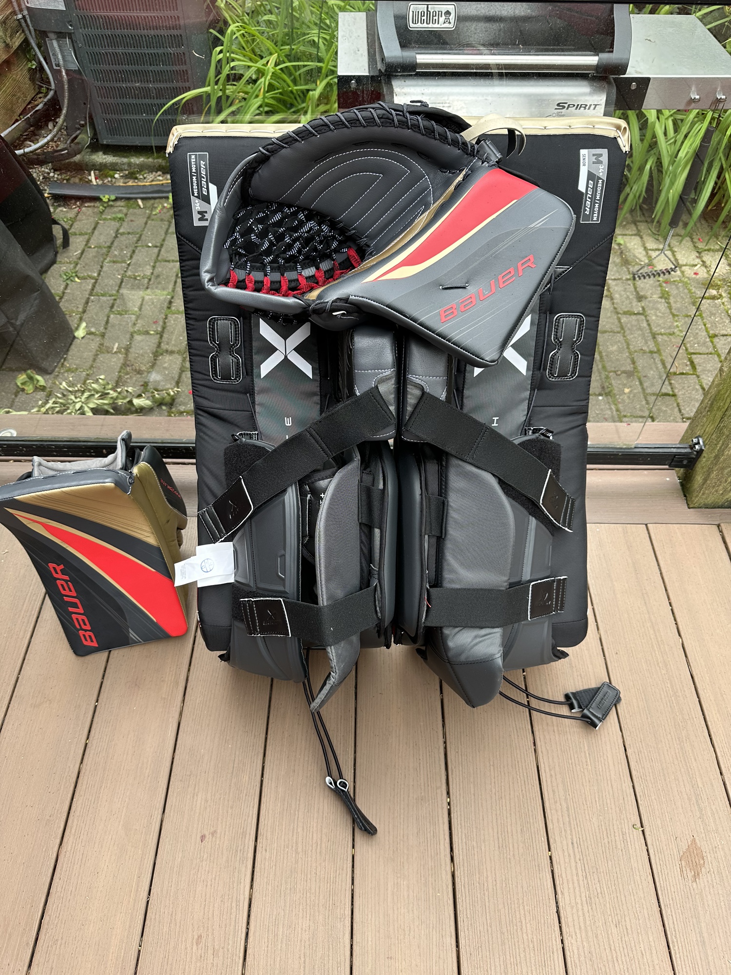 Bauer Hyperlite 2 full custom set goalie | SidelineSwap