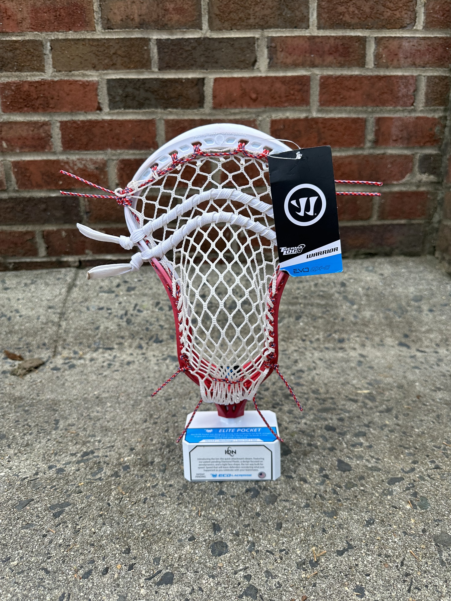 Professionally Strung Warrior EVO QX-O Lacrosse Head | SidelineSwap