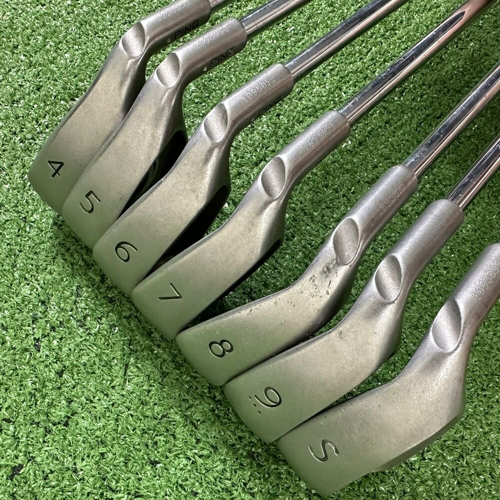 Ping G5 Iron Set 4-9 SW Silver Dot AWT Cushin Steel Stiff Flex RH ...