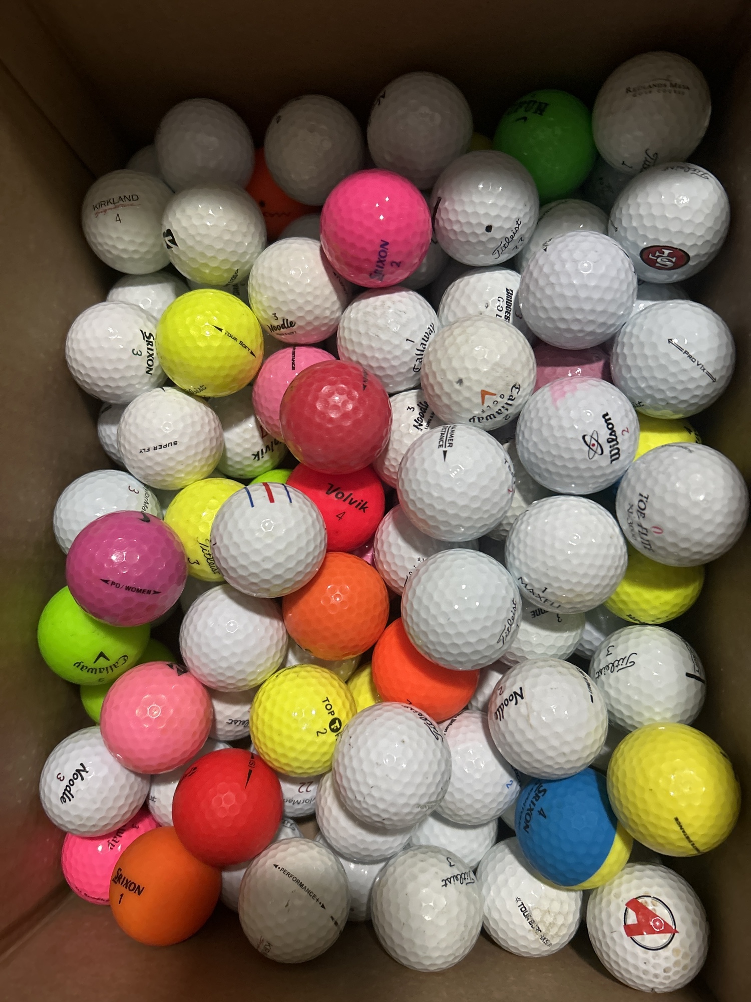 Used 50 Pack Assorted Balls "send Private Offer For Any Type Of Balls ...