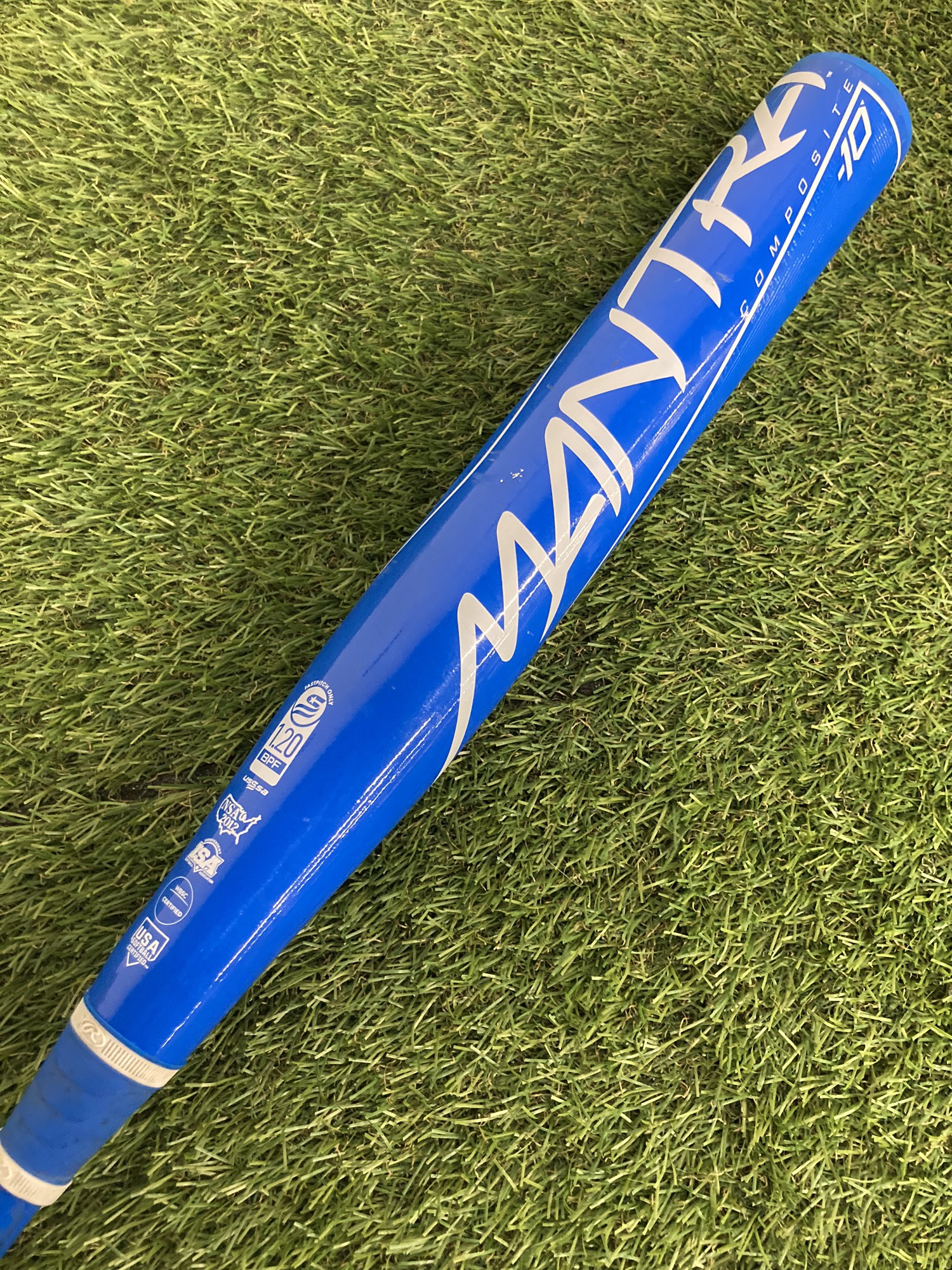 Used 2021 Rawlings Mantra Bat (-10) Composite 22 oz 32" | SidelineSwap