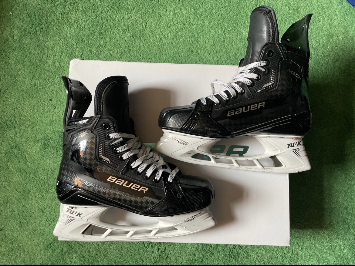 Bauer Mach skates 8 1/4 EA Pro Stock | SidelineSwap