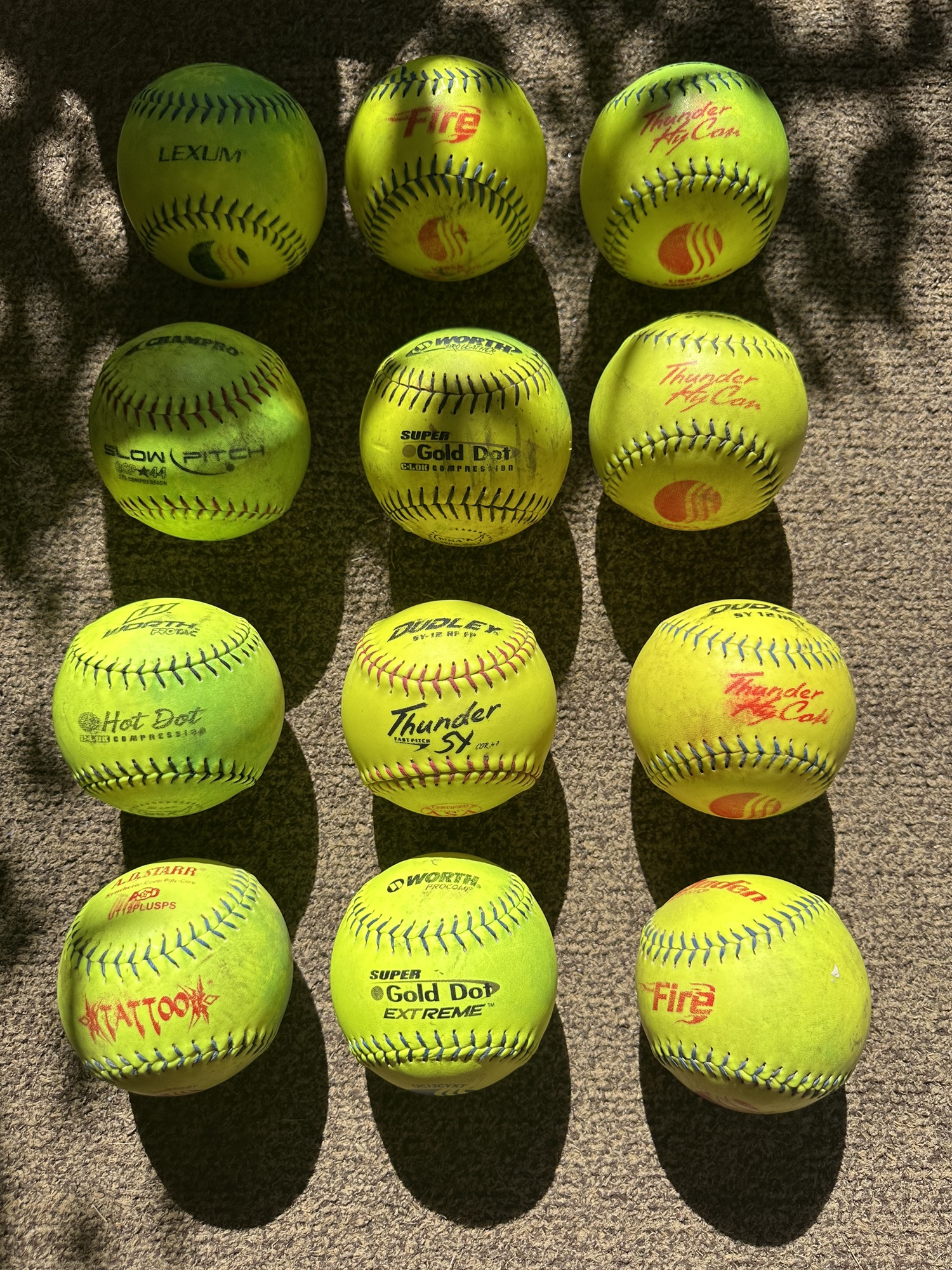 12 Pack (1 Dozen) Softball 12 Inch | SidelineSwap