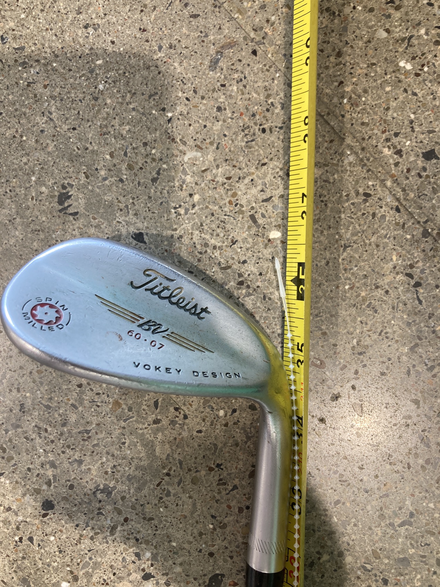 Used Men's Titleist BV Vokey Spin Milled 60-07 Wedge Right Handed 60 Degree | SidelineSwap