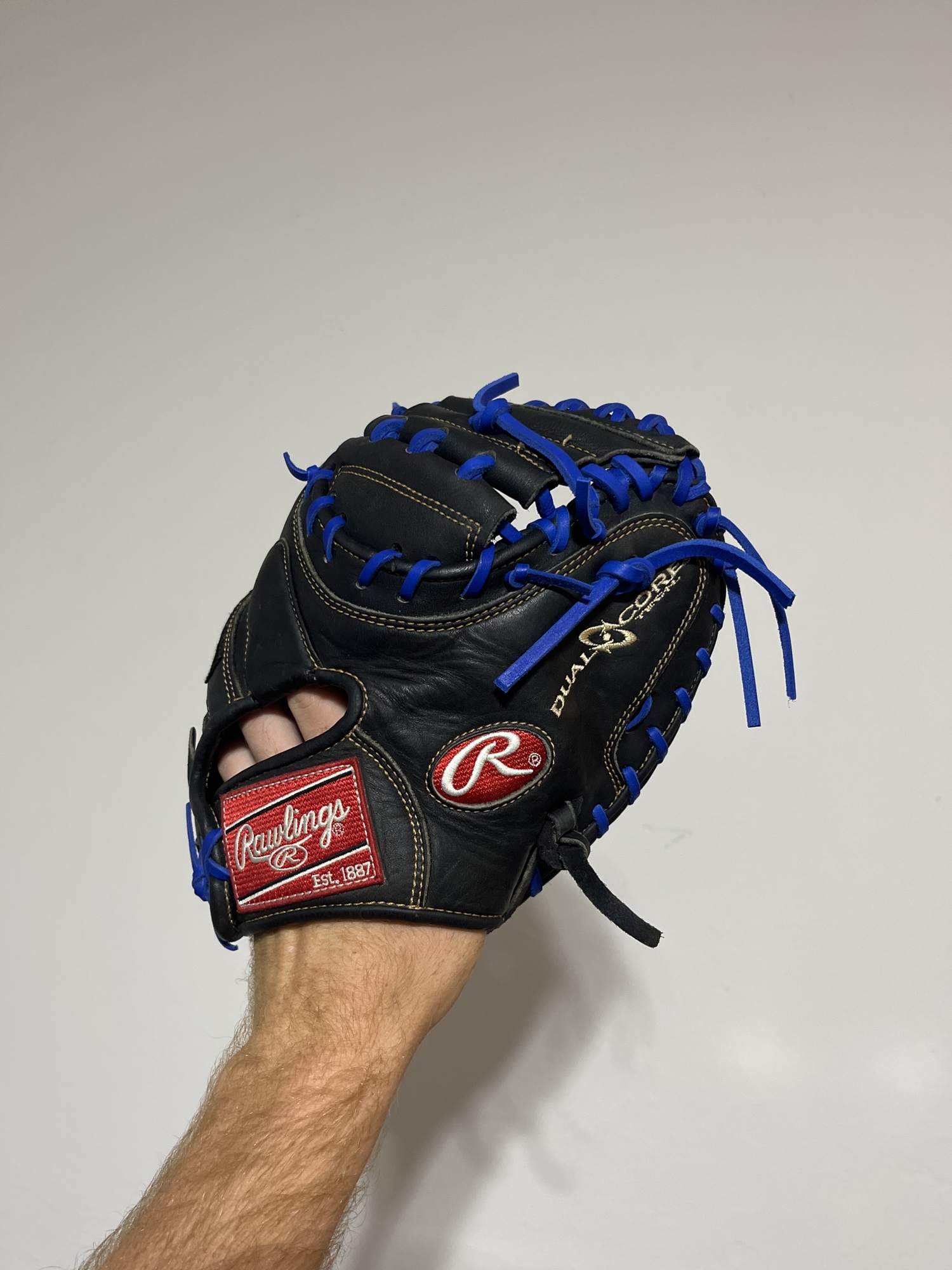 Rawlings heart of the hide dual core 33” catchers mitt baseball glove | SidelineSwap