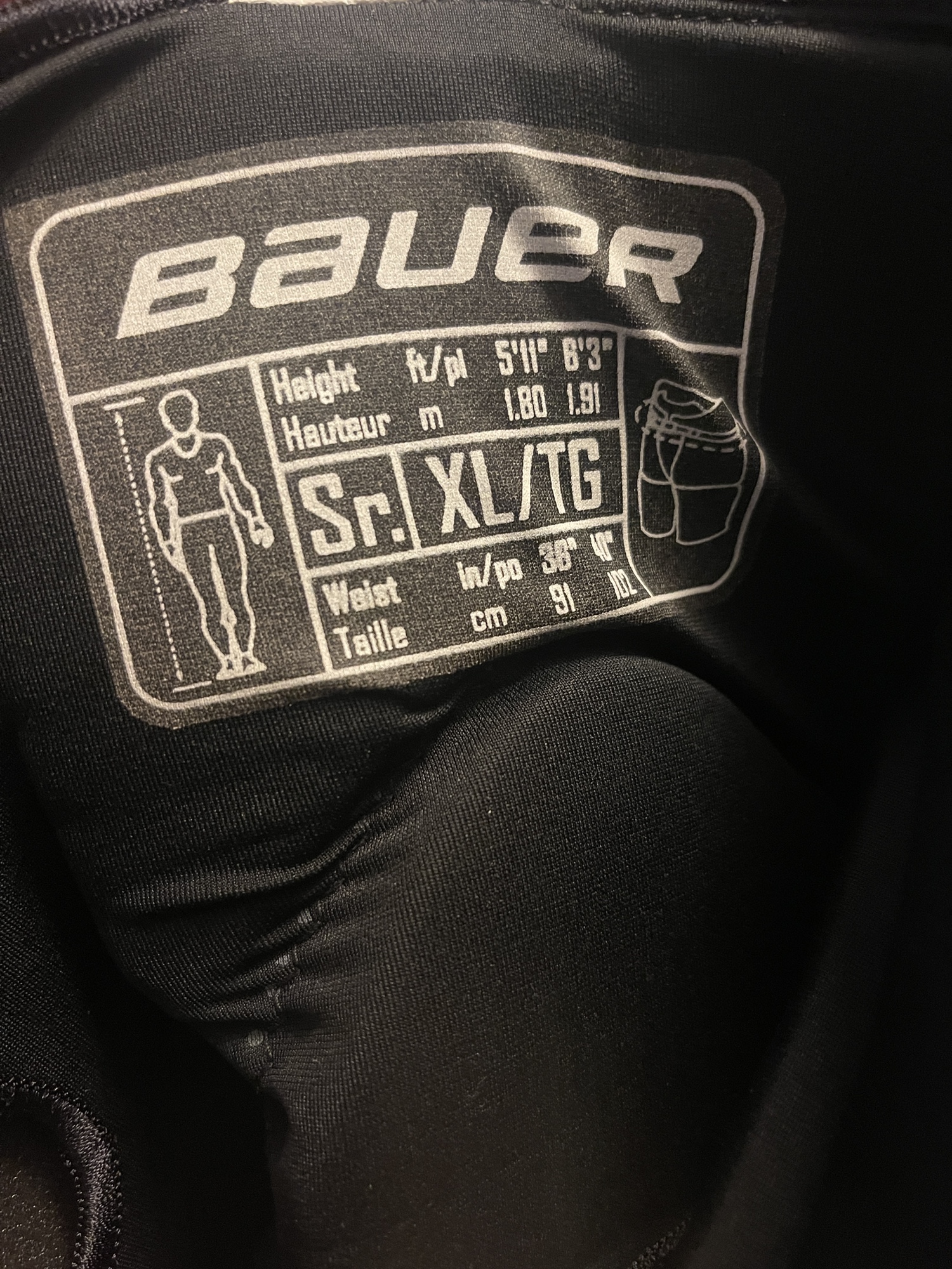 Bauer Supreme Total One XL Girdle Barely Used | SidelineSwap