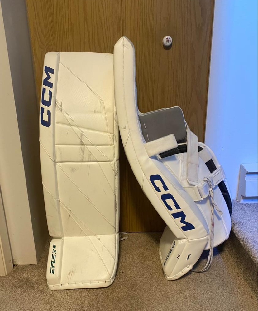 Thatcher Demko CCM Eflex 6 pads | SidelineSwap