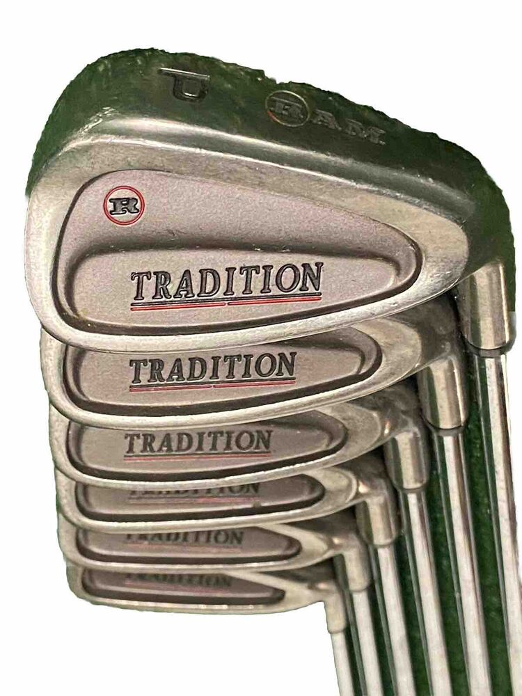 RAM Tradition Iron Set 5-PW Regular Flex Steel 5i 38" Nice Grips Men's ...