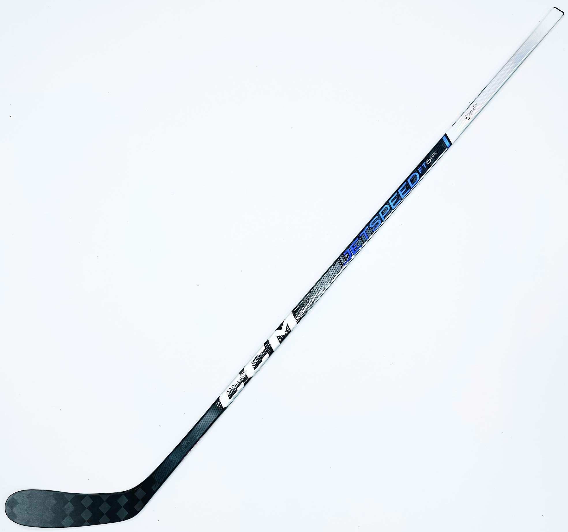 New Custom Blue CCM Jetspeed FT6 Pro Hockey Stick-RH-70 Flex-P28-Grip W ...