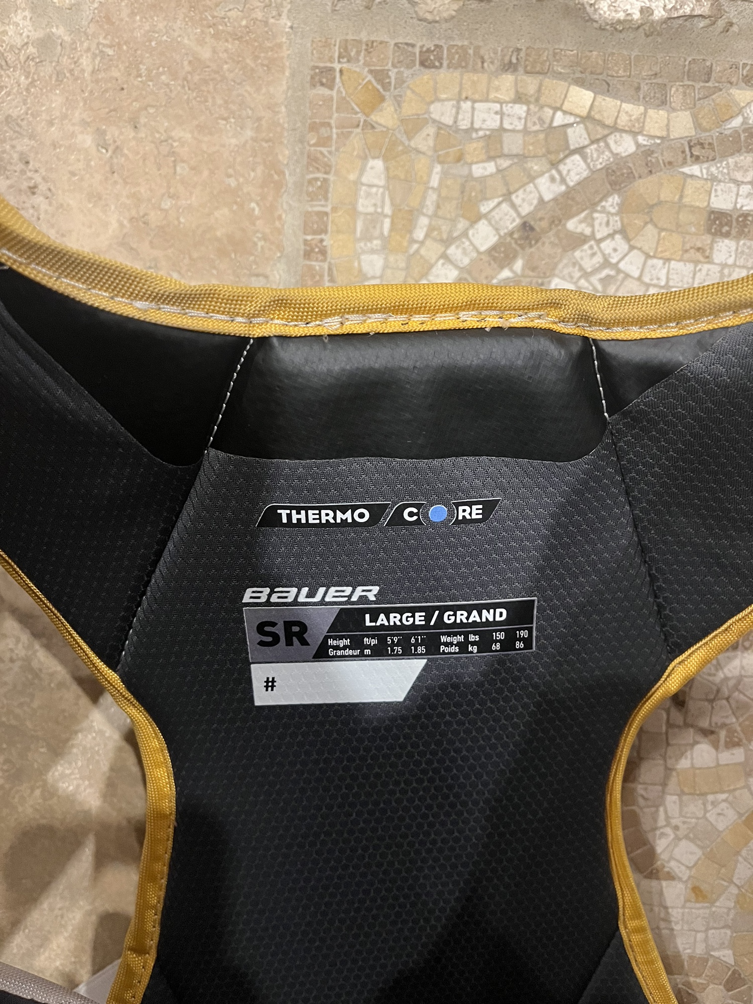Custom Bauer Hyperlite Pro Stock Chest Protector | SidelineSwap