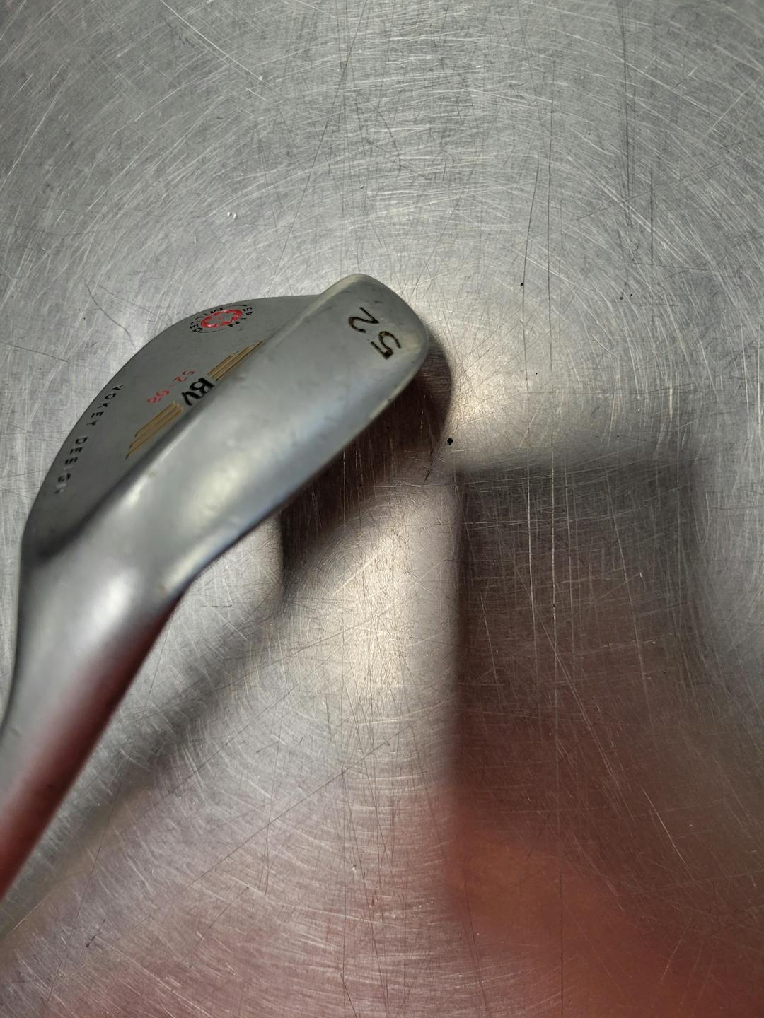 Used Titleist Vokey Spinmilled 52 Degree Regular Flex Steel Shaft ...