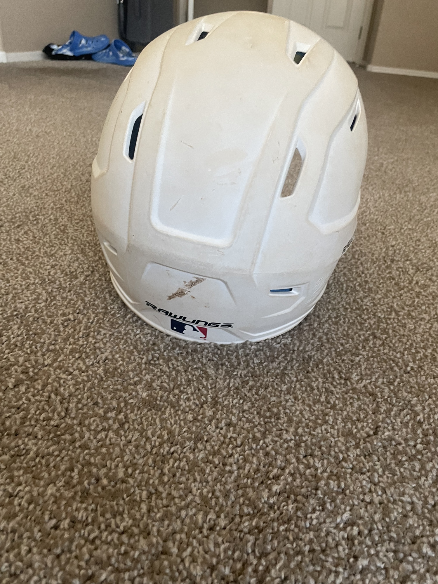 Rawlings Senior MACH Baseball Batting Helmet w/ Adjustable Face Guard ...