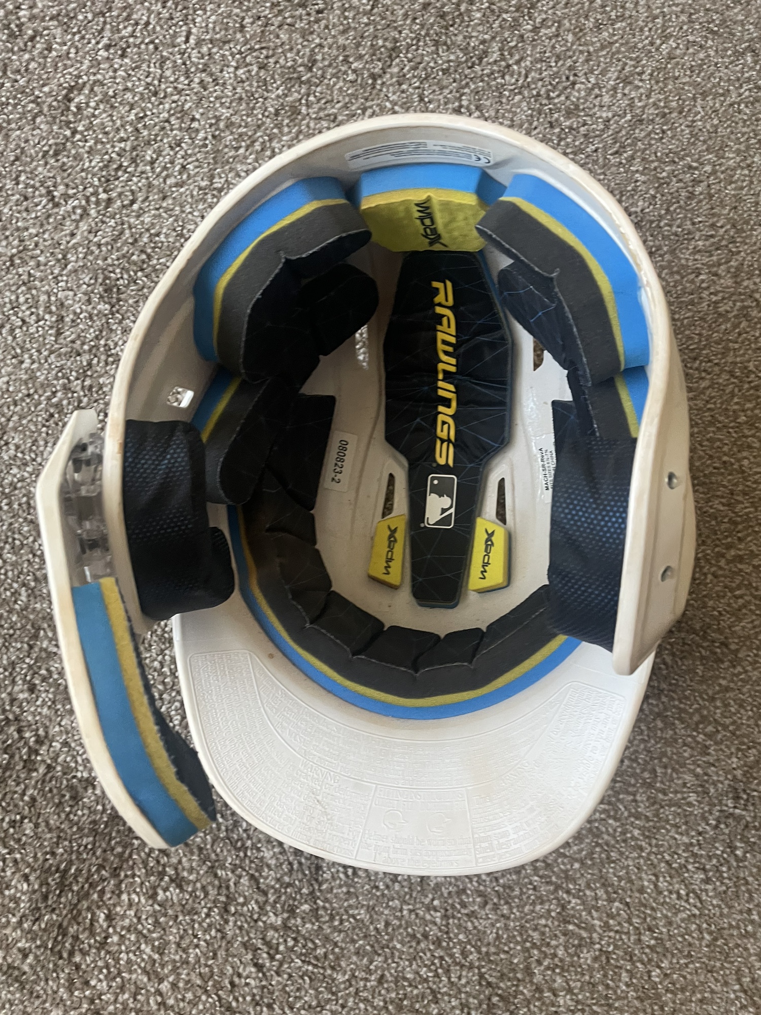 Rawlings Senior MACH Baseball Batting Helmet w/ Adjustable Face Guard ...