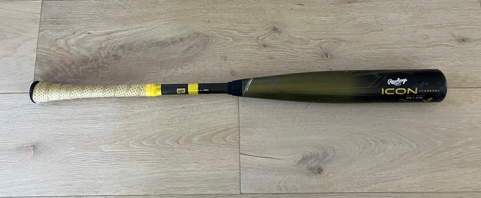 2023 Rawlings BBCOR 32/29 Icon Bat | SidelineSwap