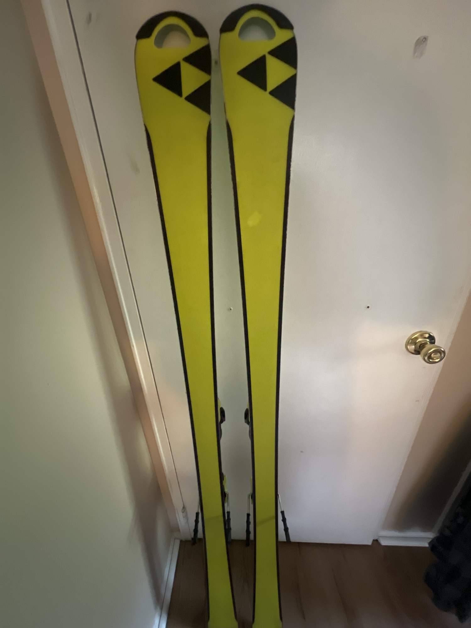 Fischer RC4 World Cup SL Ski. Used Men's Racing With Bindings Max Din 18. | SidelineSwap