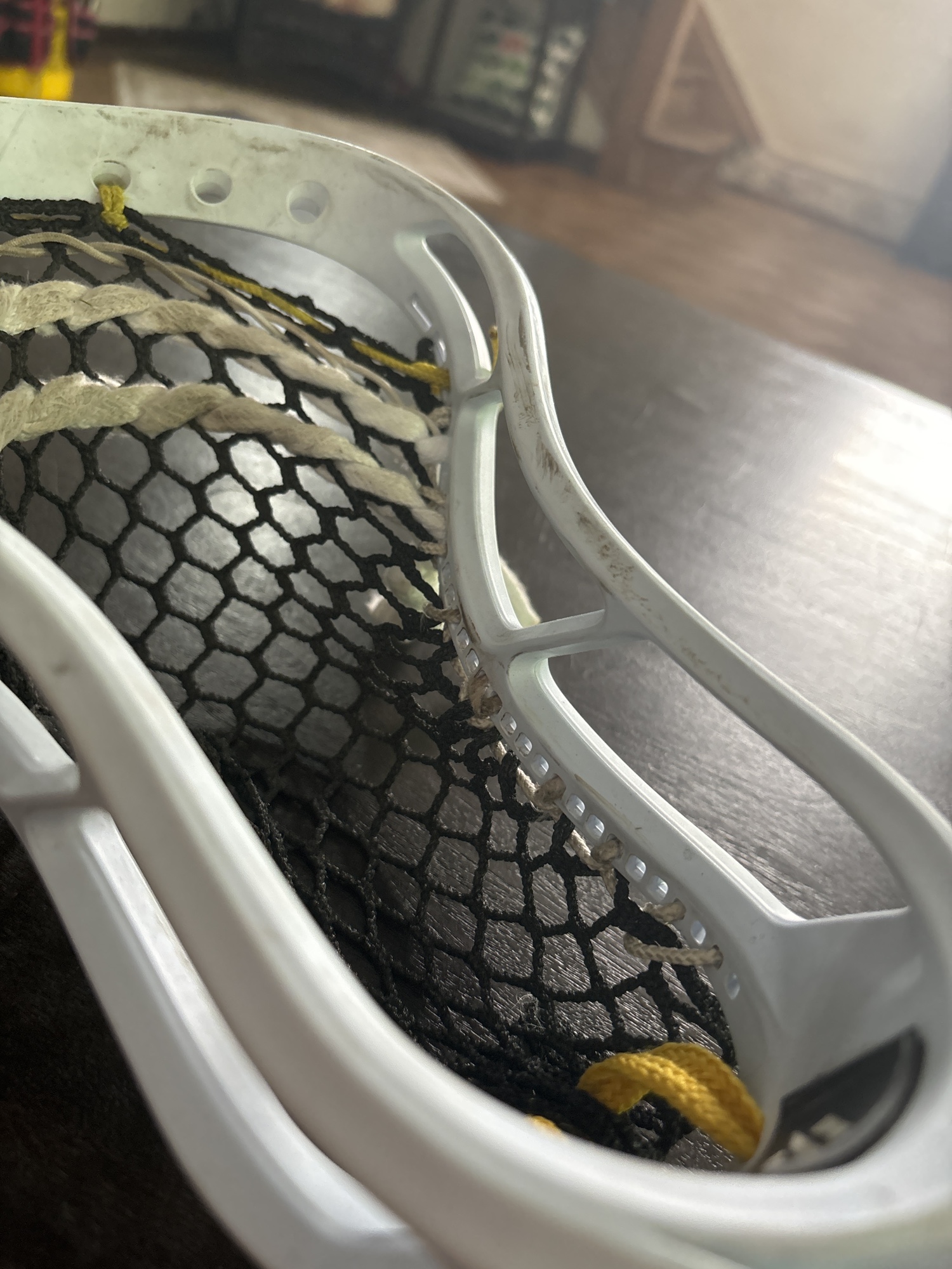 String King head with STX Fiber shaft complete lacrosse stick ...
