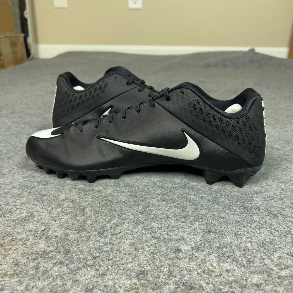 Nike Mens Football Cleats 15 Black White Shoe Lacrosse Vapor Speed 2 TD ...