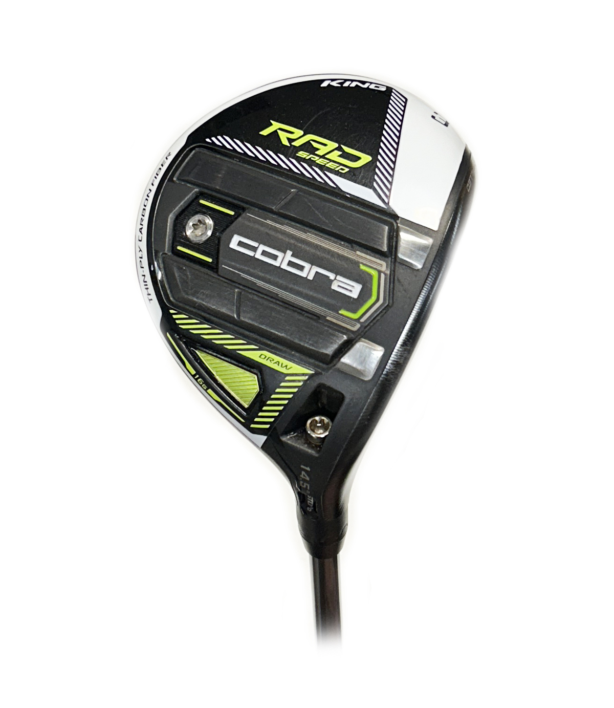Cobra RAD Speed Draw 14.5* 3 Wood Evenflow Riptide CB 5.0 40g Senior ...
