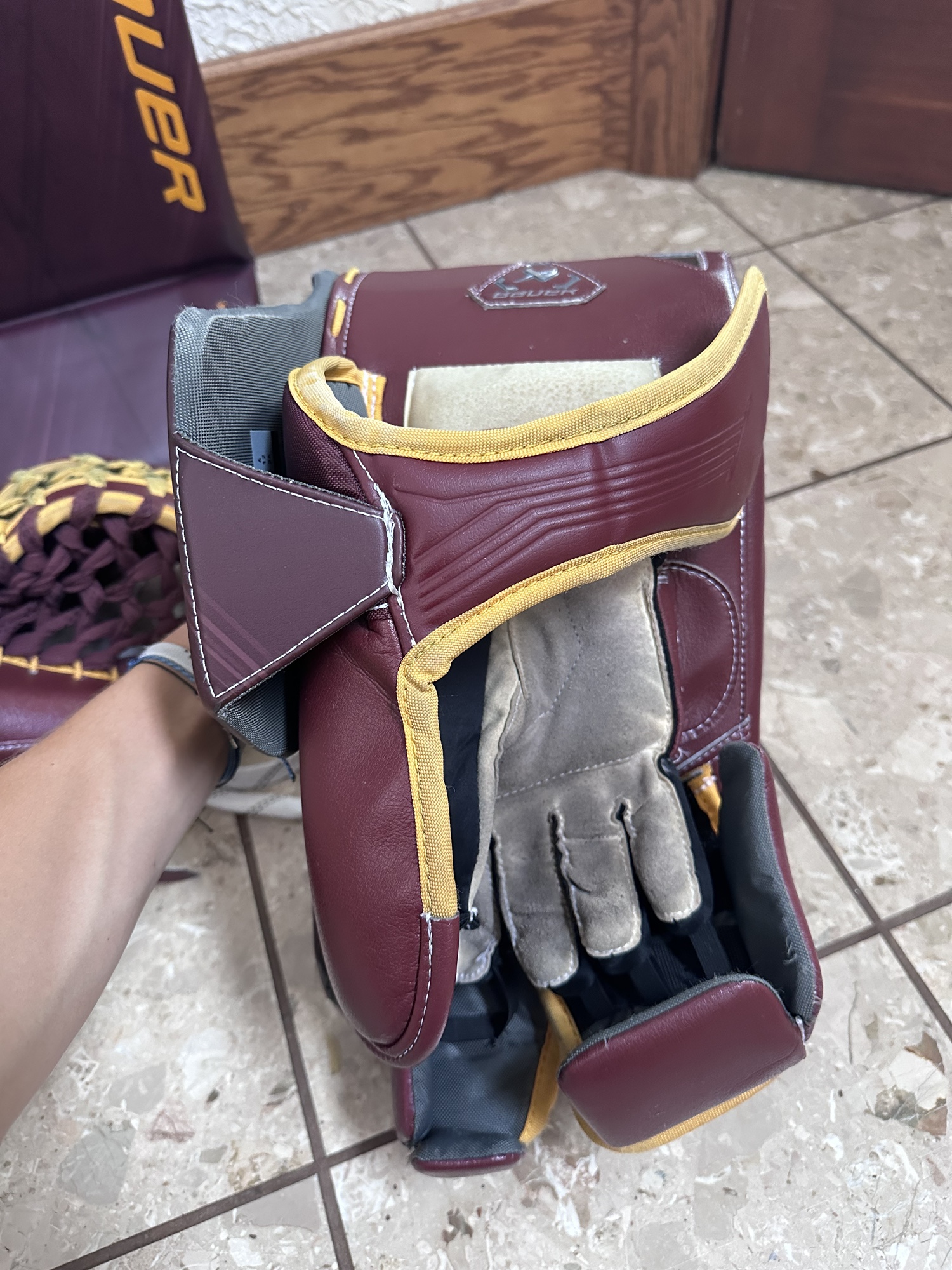 Maroon and Gold Bauer Hyperlite 2 Full Set | SidelineSwap