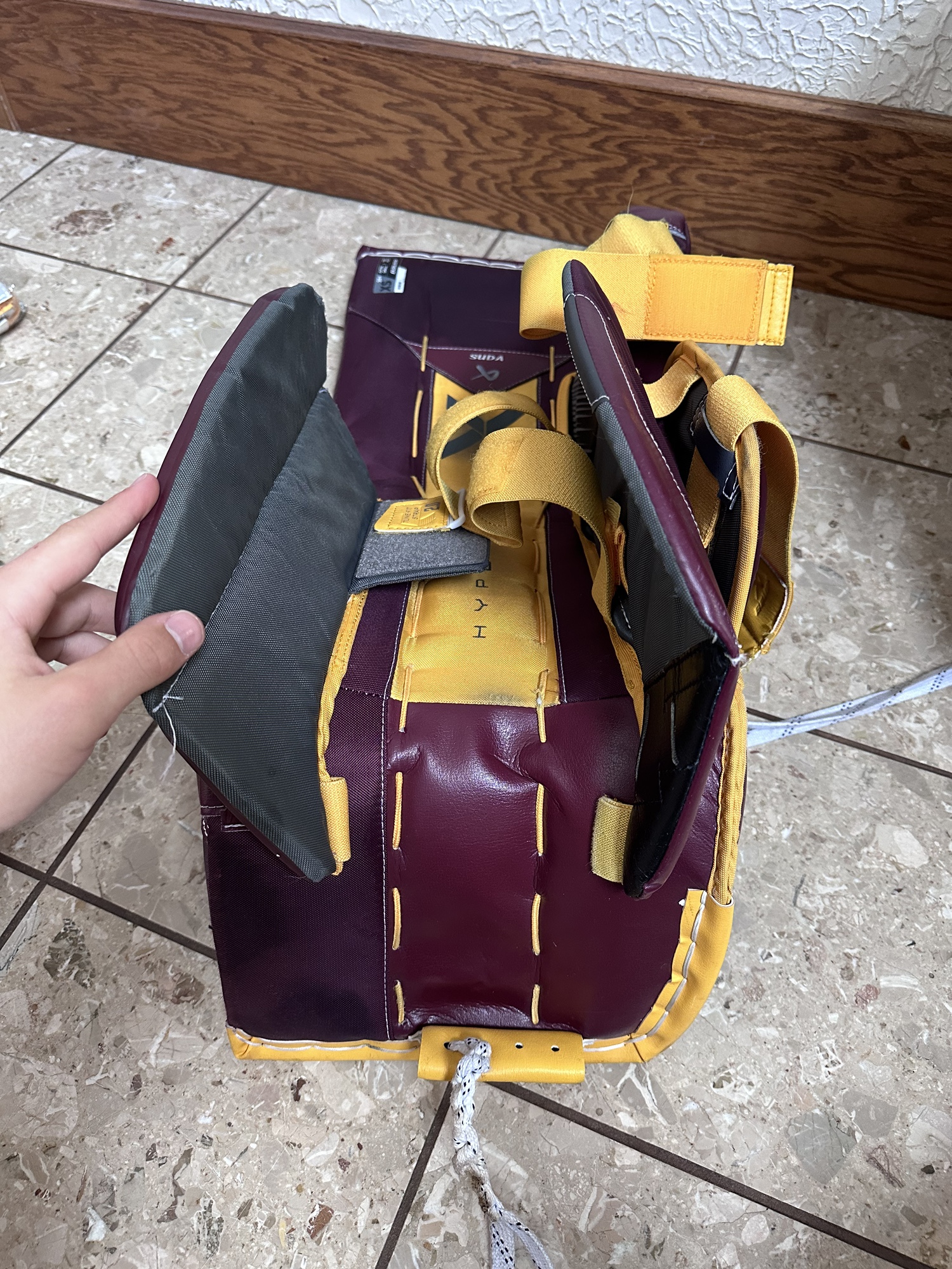 Maroon and Gold Bauer Hyperlite 2 Full Set | SidelineSwap